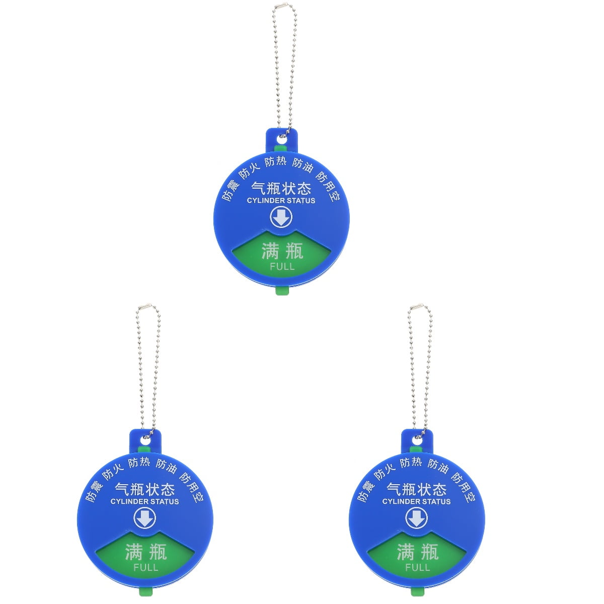 Movtotop 3pcs Hospital Oxygen Cylinder Status Identification Plate ...