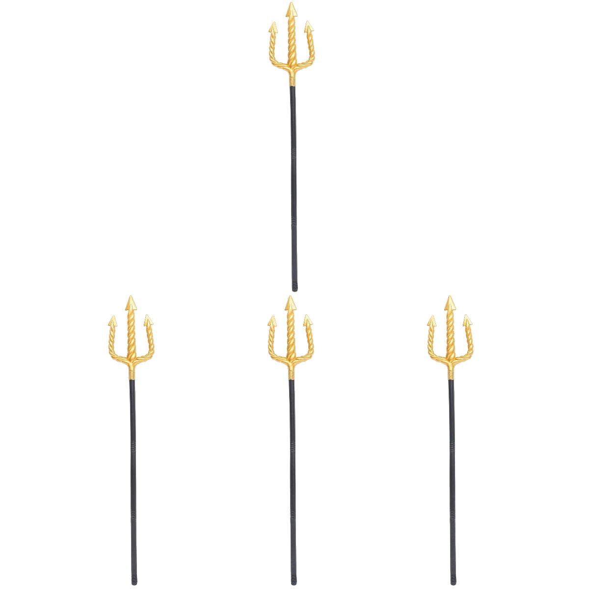 Movtotop 4pcs Plastic Imitation Trident Decorative Trident Toy Cosplay ...