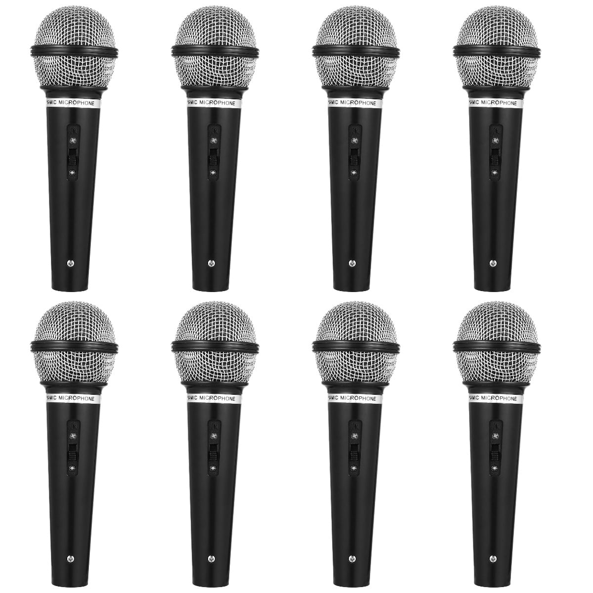 Movtotop 8pcs Fake Microphone Toy Kids Toddlers Microphone Model Stage ...