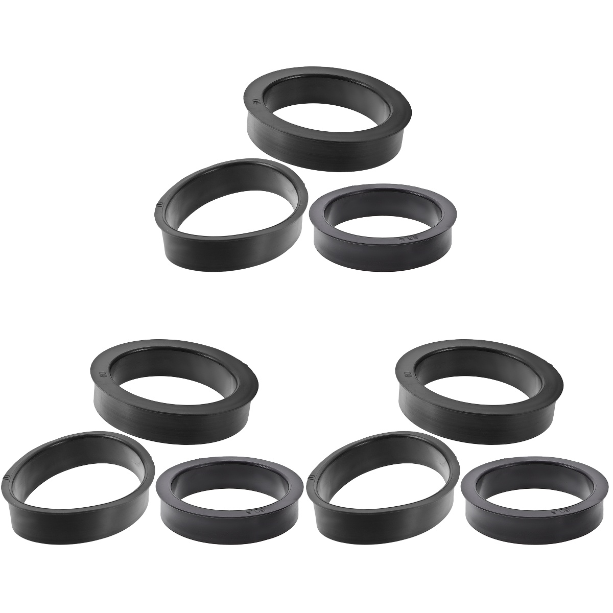 Movtotop 9pcs Air Filter Adapter Rings Car Air Filter Core Replacement ...