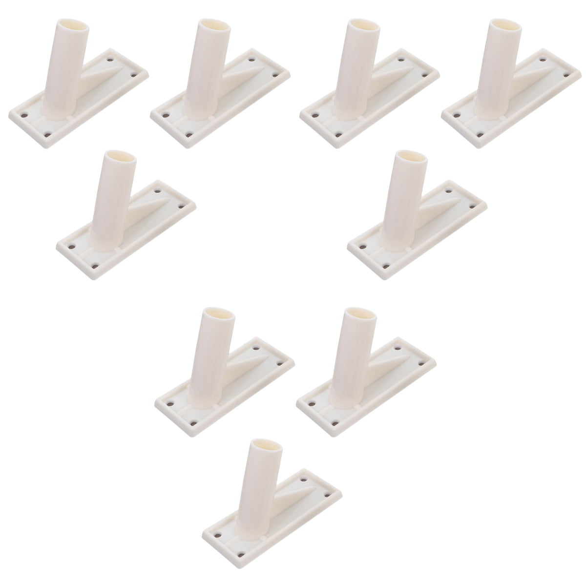 Movtotop 9pcs Self-adhesive Flag Pole Mounting Brackets Wall-mounted ...