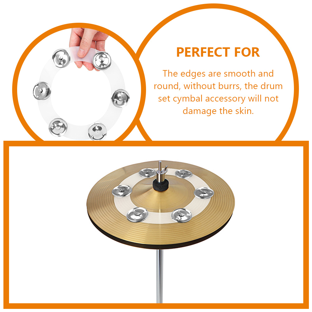 Movtotop Cymbals Ching Ring,Cymbals Ching Ring Mountable Hi-Hat ...