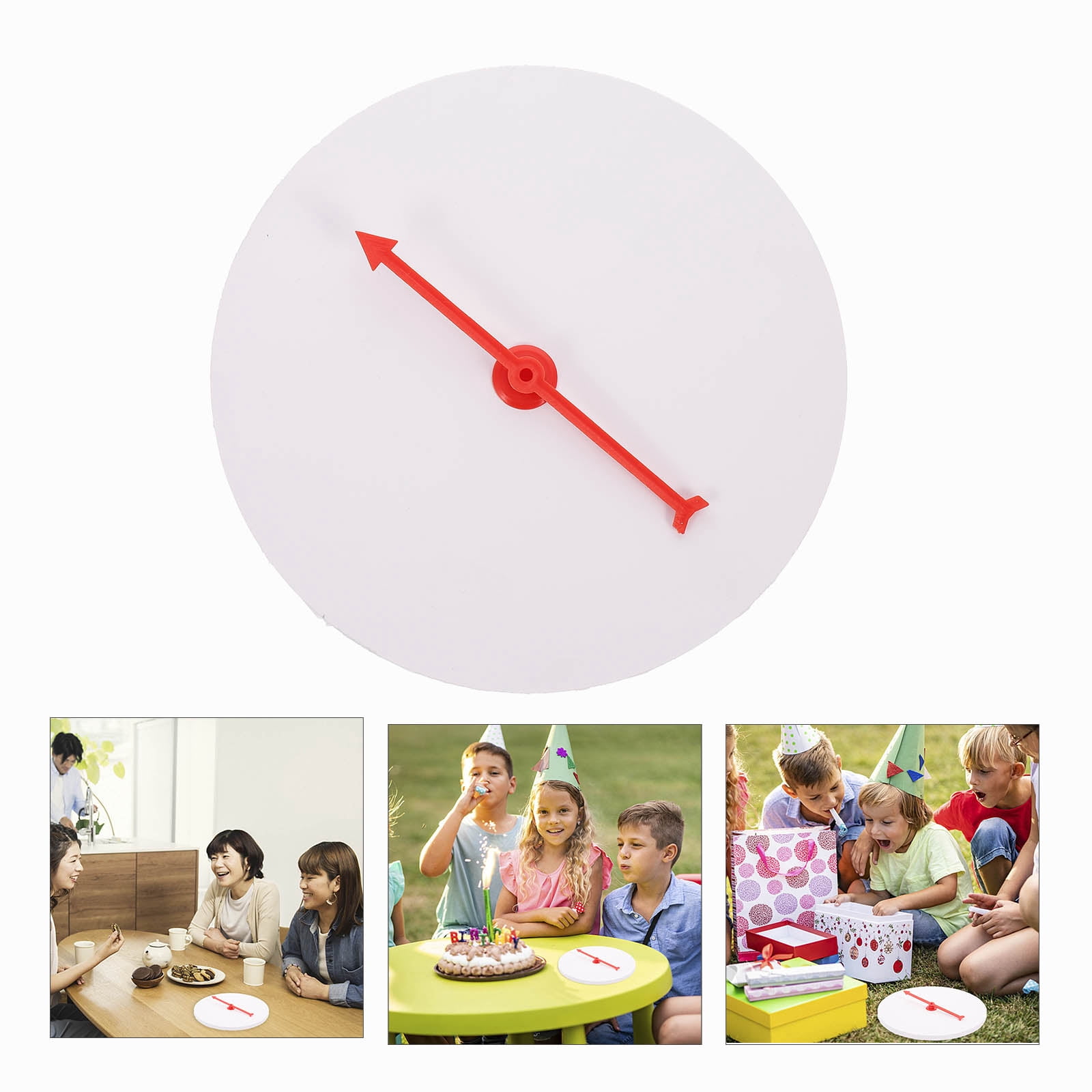 Movtotop DIY Prize Wheel Blank Party Turntable Wheel Draw Plastic Game ...
