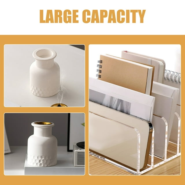 Movtotop Desktop File Organizer 5-Grid office File Classifier Letter ... Movtotop Desktop File Organizer 5-Grid office File Classifier Letter ...