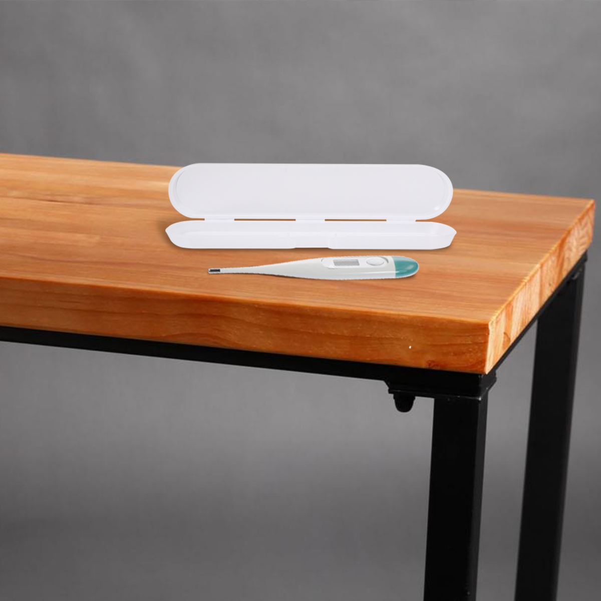 Movtotop Digital Thermometer Box,2Pcs Thermometer Box Small Plastic ...