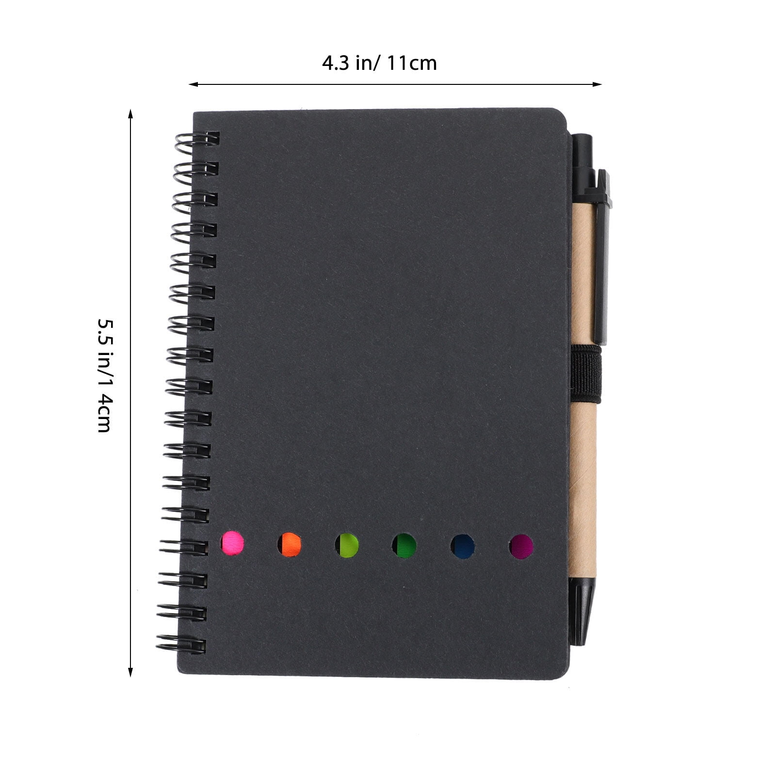 Movtotop Notebook With Adhesive Notes,2 Sets Notebook With Adhesive ...