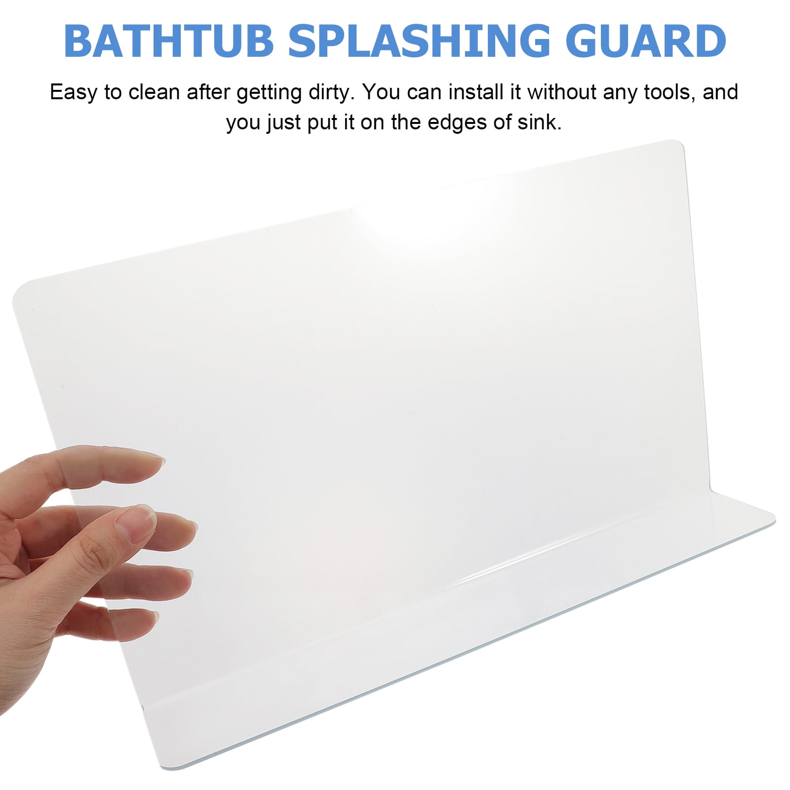 Movtotop Shower Splashing Guard,Bathtub Shower Splashing Guard Bathroom ...