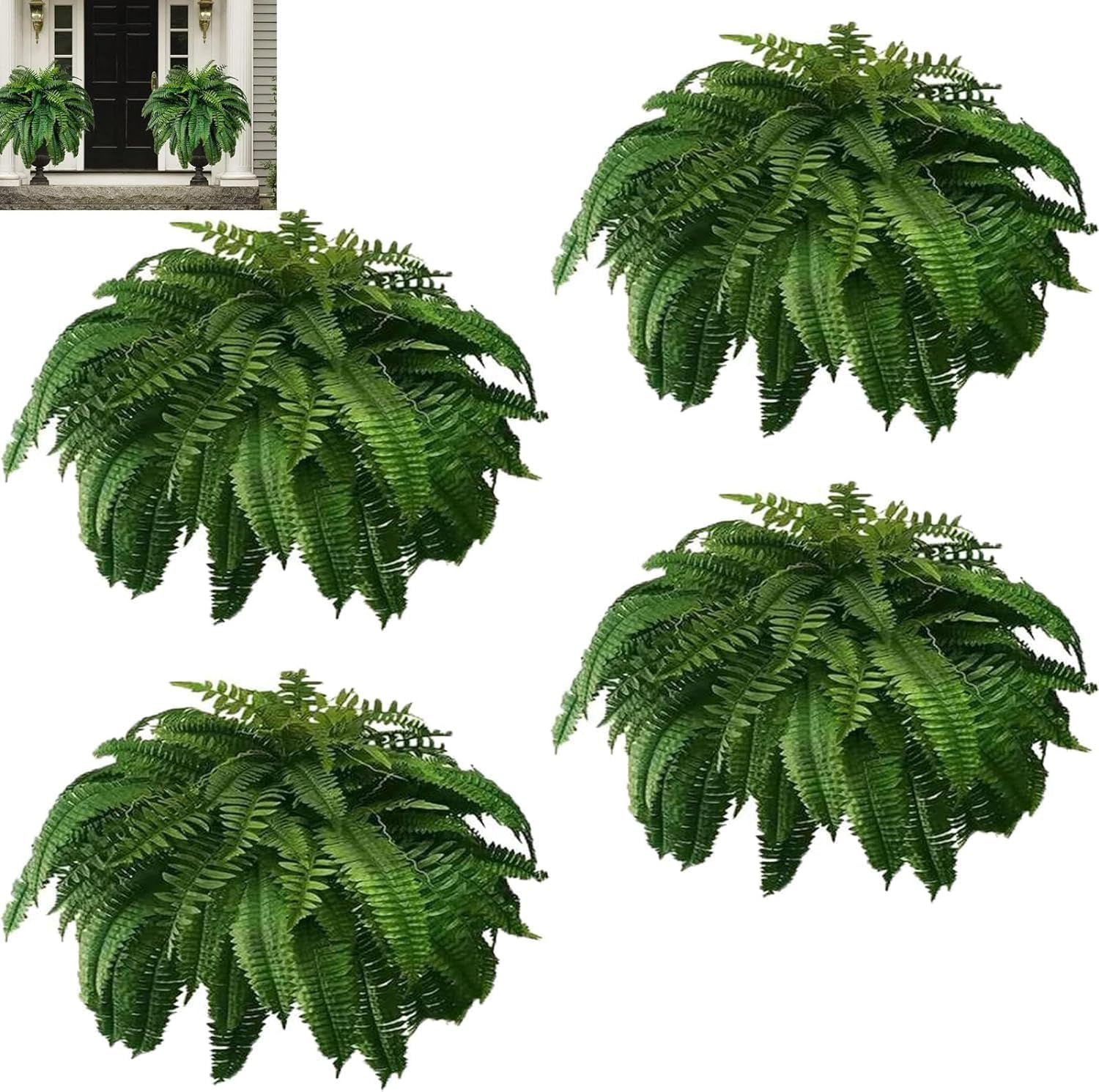 Mowaven Artificial Ferns, Seinohome Artificial Ferns, Mowaven ...