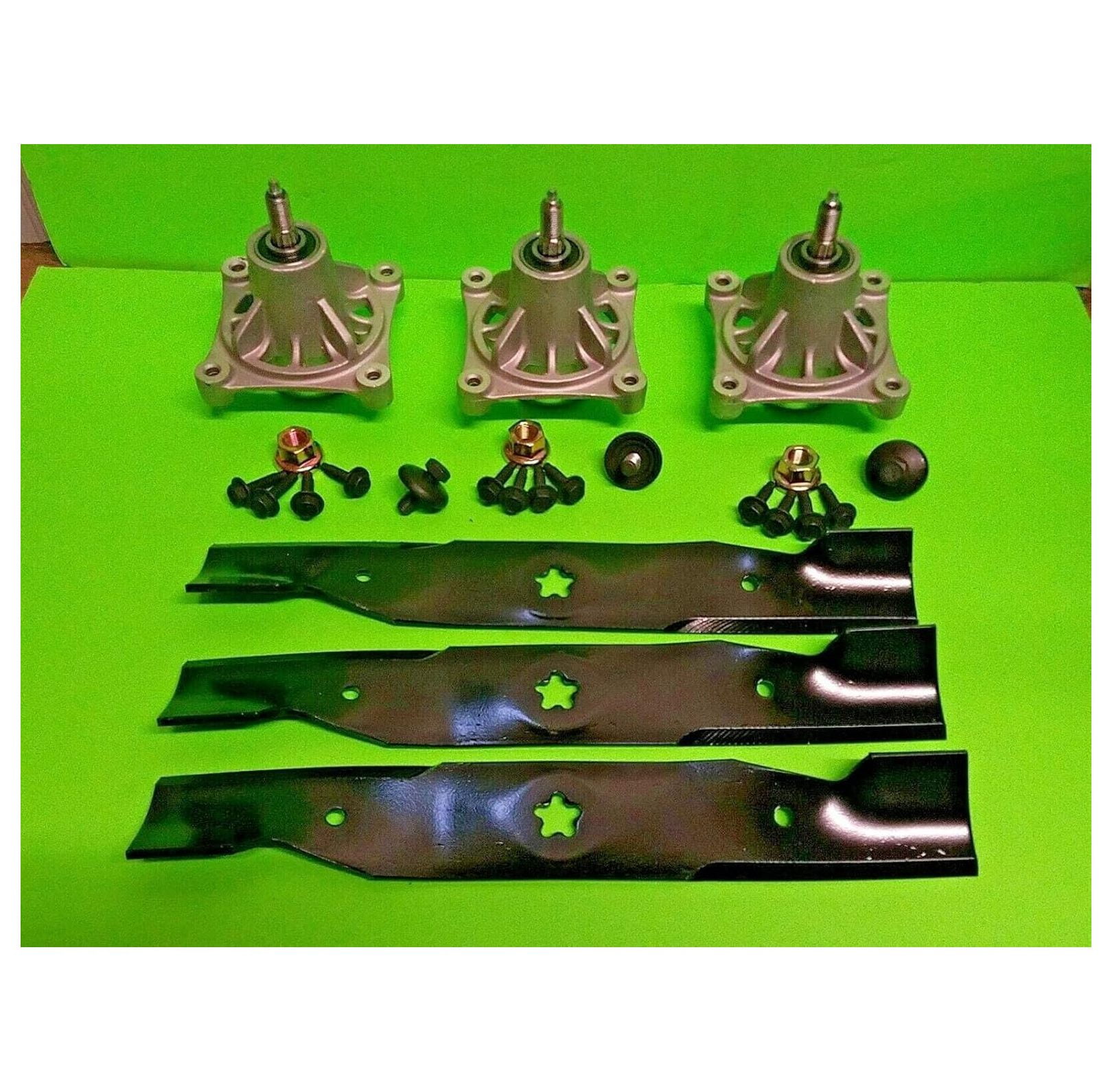 Mower Deck Kit Blades and Spindles for " GT5000 532174356 532180054 ...