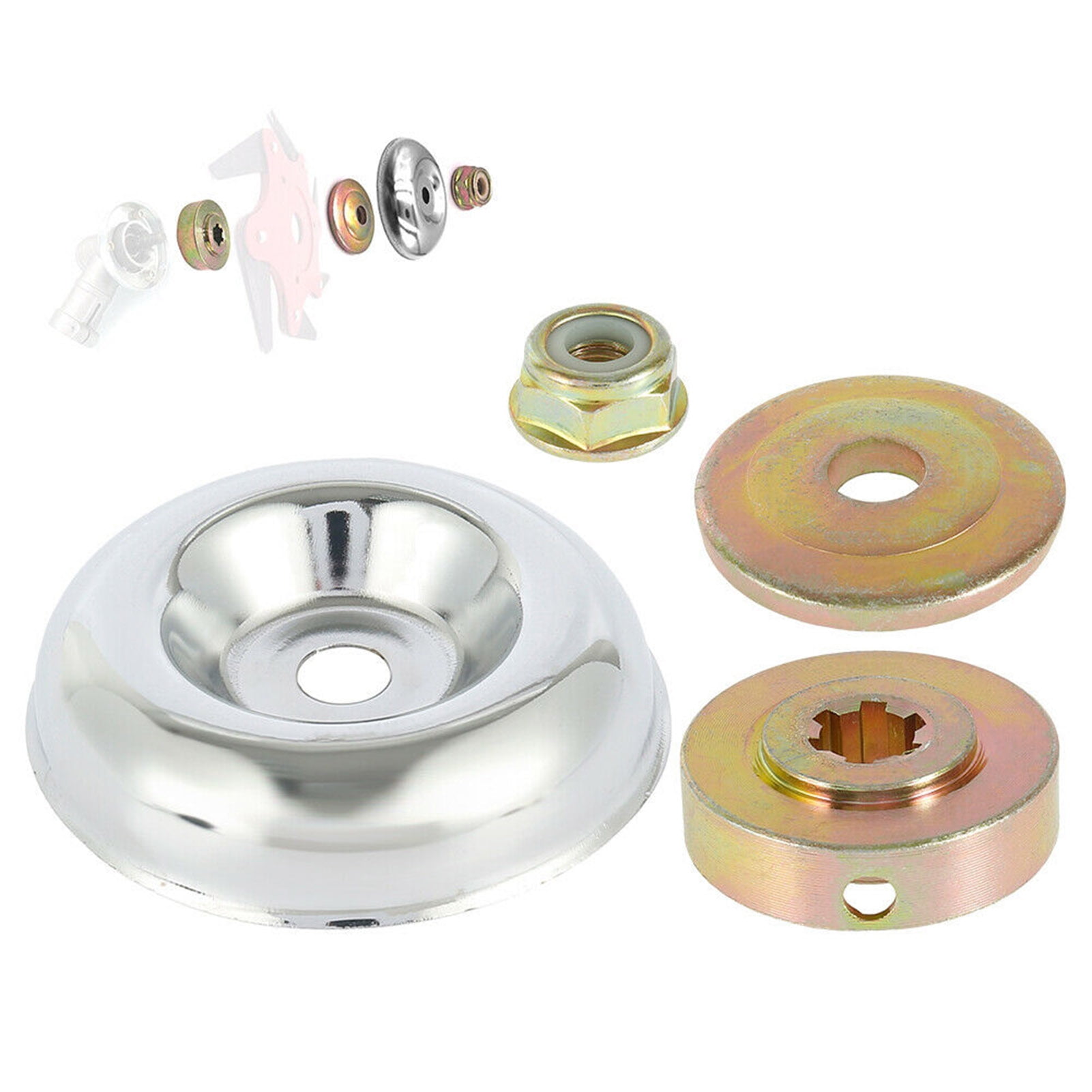 Mower Head Adaptor,Universal 4pcs Head Mower Head Adaptor Adaptors Kit ...