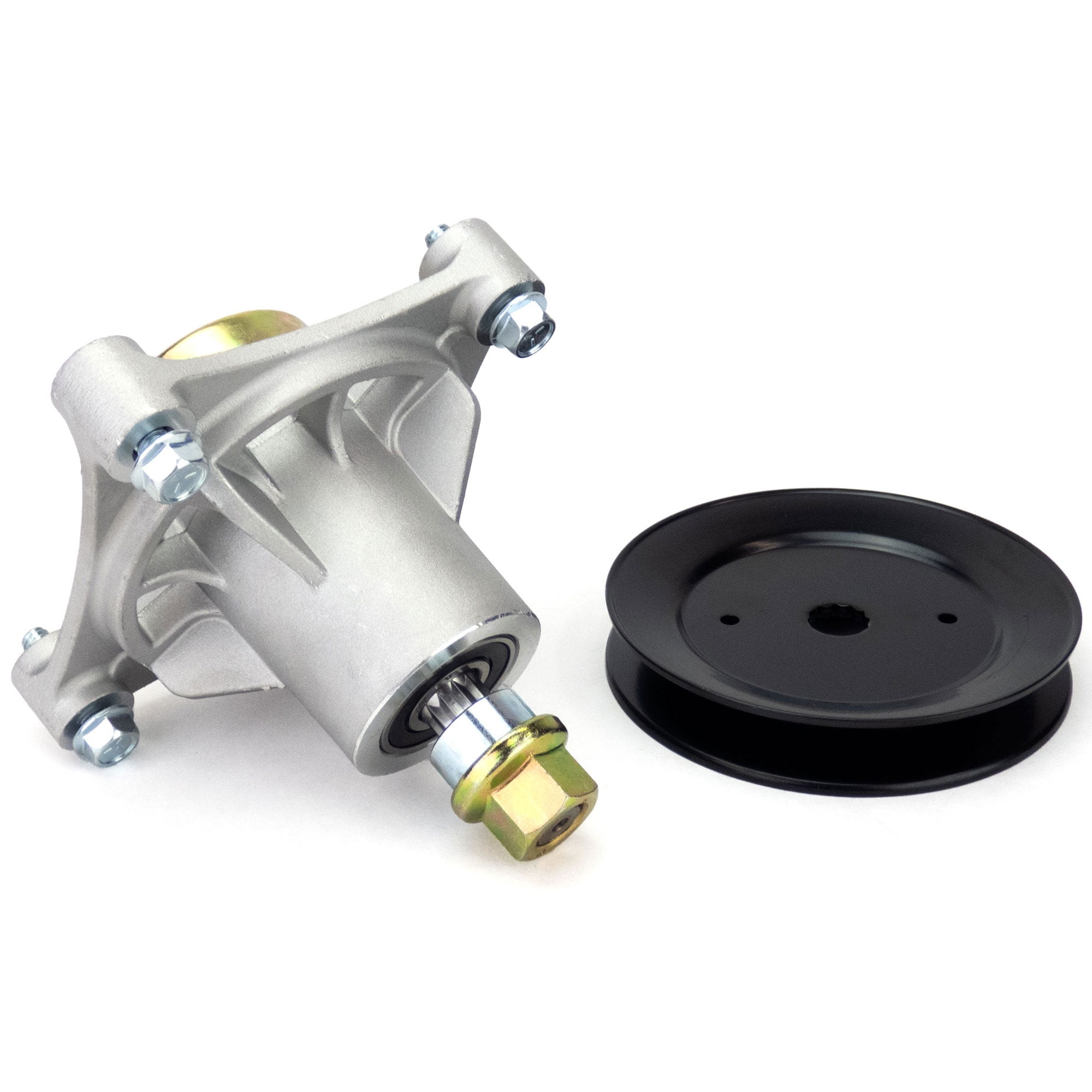 MowerPartsGroup Spindle Assembly and Pulley for Hustler Raptor 52 ...