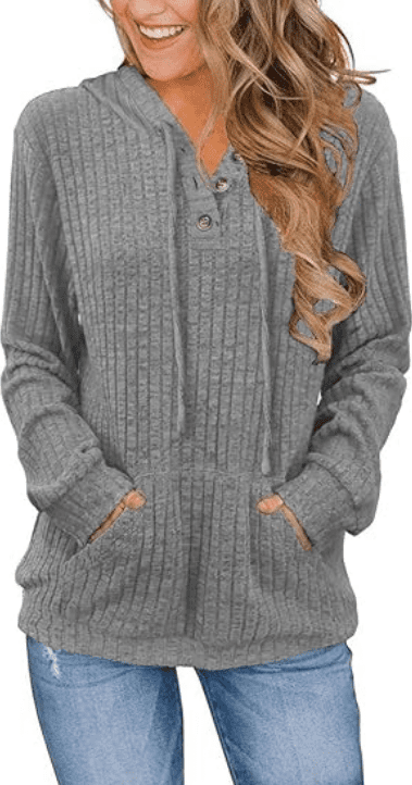 Mowujeit Pullover Long Sleeve Casual Tops Womens Fall Winter Fashion ...