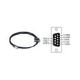 Moxa CBL-RJ45SF9-150, 8pin RJ45 to female DB9 connection shielded cable ...