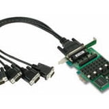 Moxa CP-114EL-I-DB9M, PCIe Board,4 port,RS-232/422/485,DB9M Cable,Isolation,low profile ...
