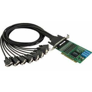Moxa CP-118U-I-T Serial Card, 8 Port UPCI Board, RS-232/422/485, w ...