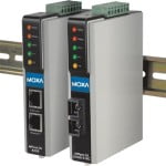 Moxa NPort IA-5250-T, Industrial Device Server,2 Port RS-232/422/485,2 10/100M RJ45,-40 to 75C ...