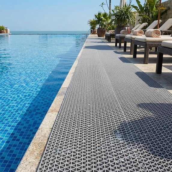 Moxie PVC Drainage Floor Mat 1FTX41FT, Heavy Duty Non-Slip Mesh ...
