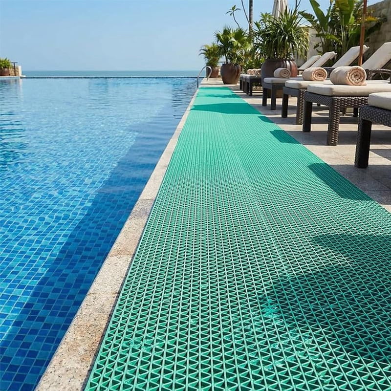 Moxie PVC Drainage Floor Mat 4FTX29FT, Heavy Duty Non-Slip Mesh ...