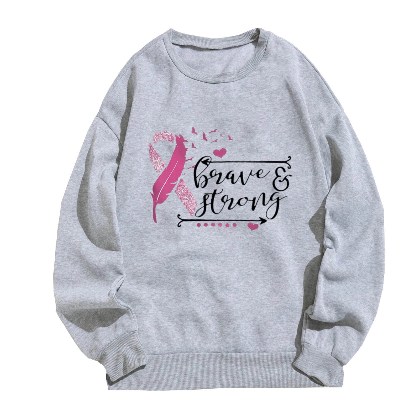 Moxiu Breast Cancer Awareness Tshirt Trendy 2023 Casual Fall Outfits ...