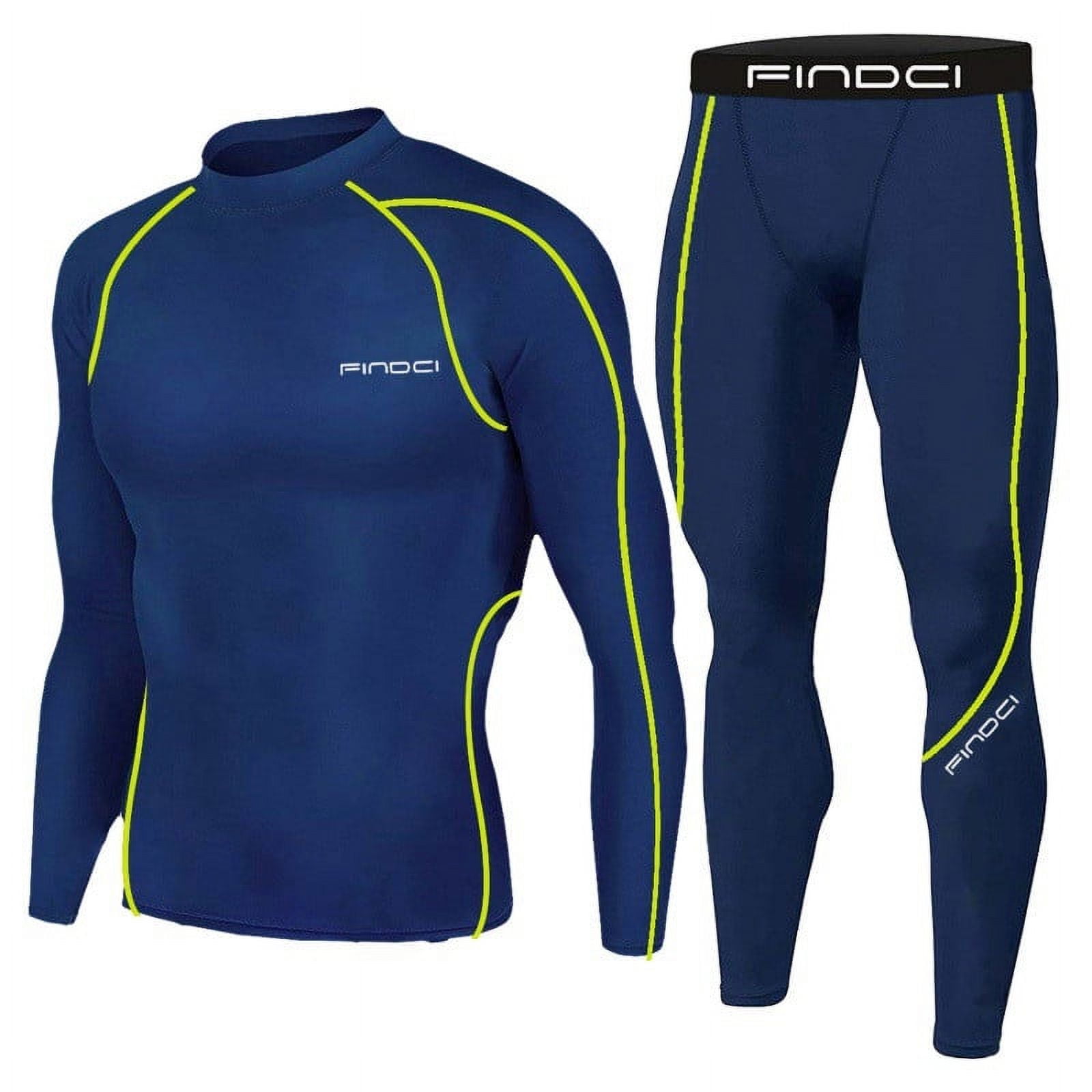 Moxiu Compression Set Men Sports Running Set for Men,Compression Shirt ...