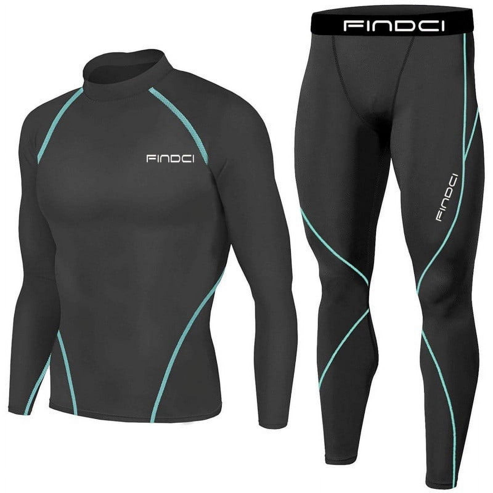 Moxiu Mens Compression Suit Sports Running Set for Men,Compression ...