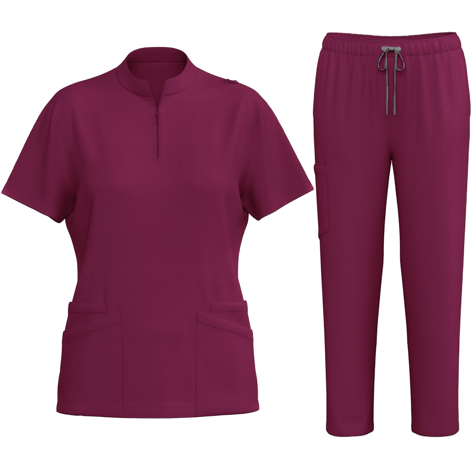 Moxiu Nurses Scrubs Sets for Women Jogger Scrub Set Nursing Uniform ...