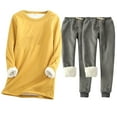 Moxiu Sherpa Pajamas Women Set Womens Fleece Loungewear Sets for 2 ...