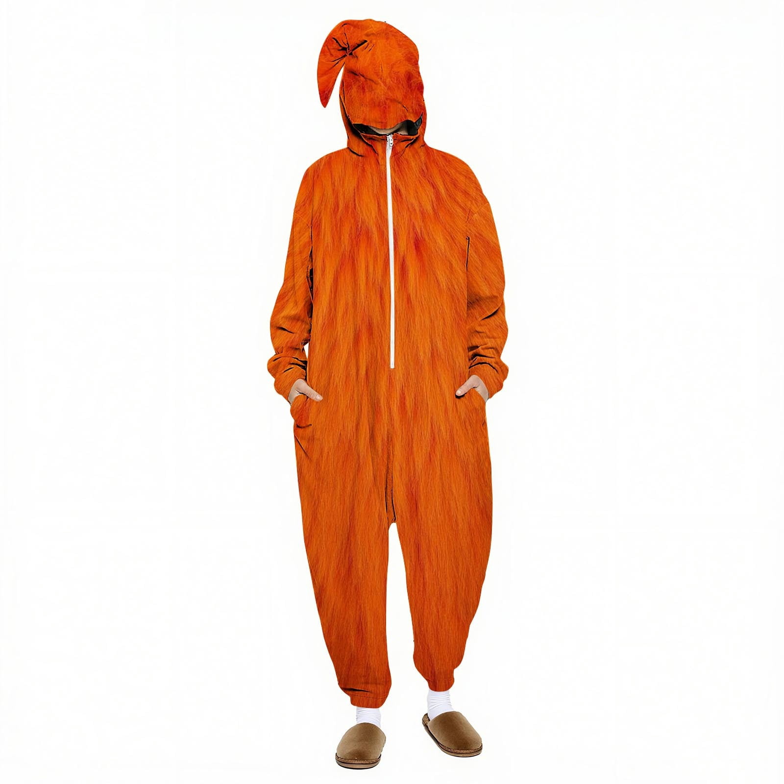 Moxiu Women's Halloween Jumpsuit Onesie Half Zip One-piece Romper ...