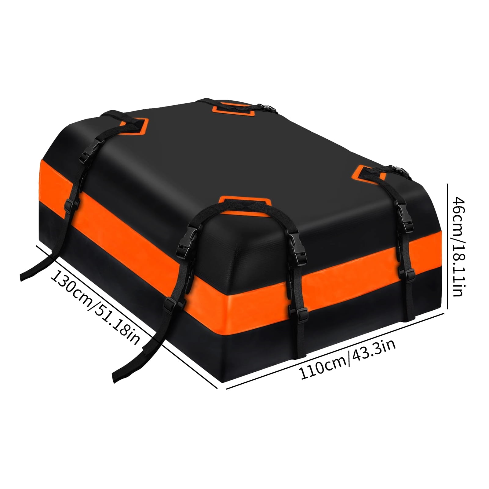 Moxufan 21 Cubic Feet Car Roo ftop Cargo Bag with Anti-Slip Mat ...