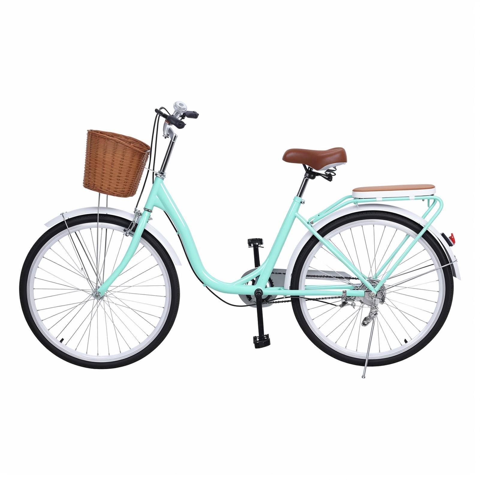 Moxufan 26 inch Cruiser Bike for Women,Commuting Style City Bike with ...