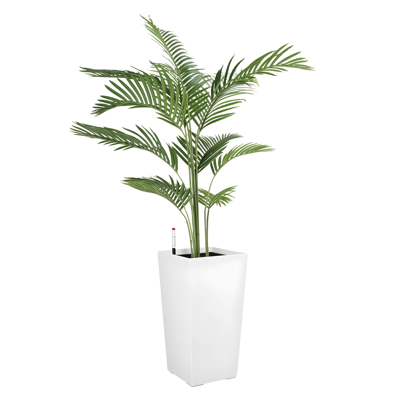 Moxufan 2Pcs 21.7" Tall Planters,Resin Flower Pot for Outdoor Indoor ...