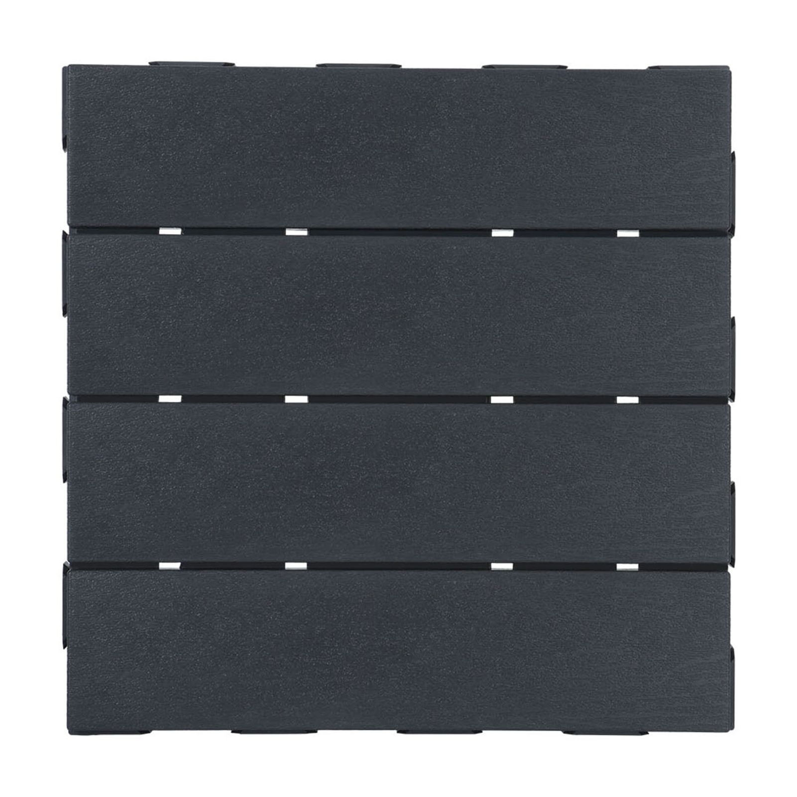 Moxufan 36 Pcs Waterproof Balcony Floor Tiles,Great Friction Anti-break ...