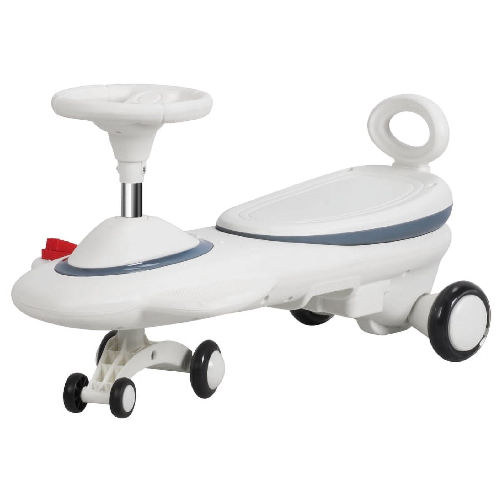 Moxufan 6.7V Electric Wiggle Car with Pedal,2-in-1 Electric Swing Car ...