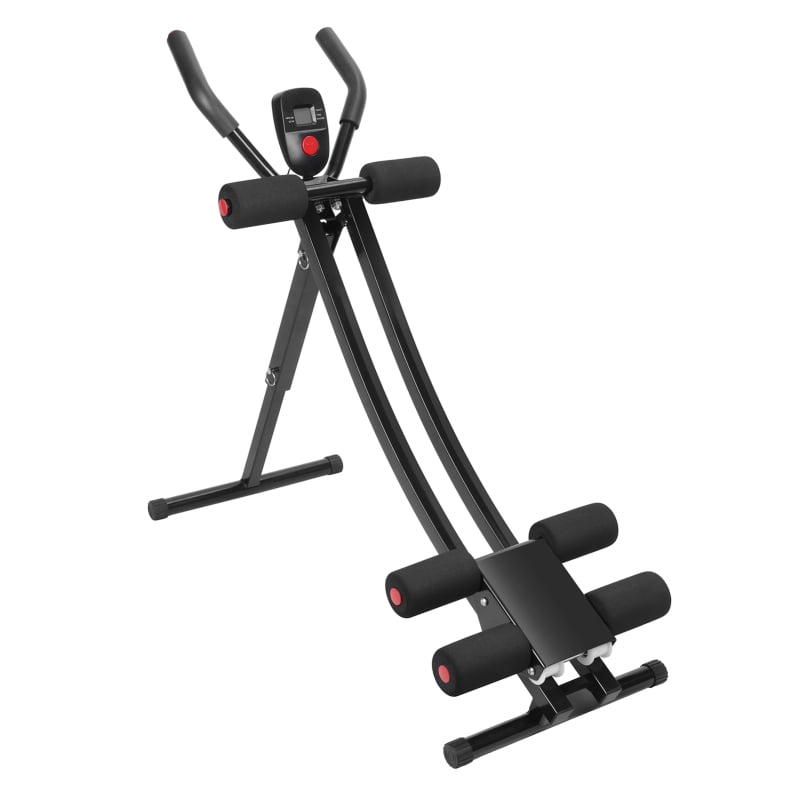 Moxufan Collapsible Abdominal Machine with LCD Display,150kg Load Home ...