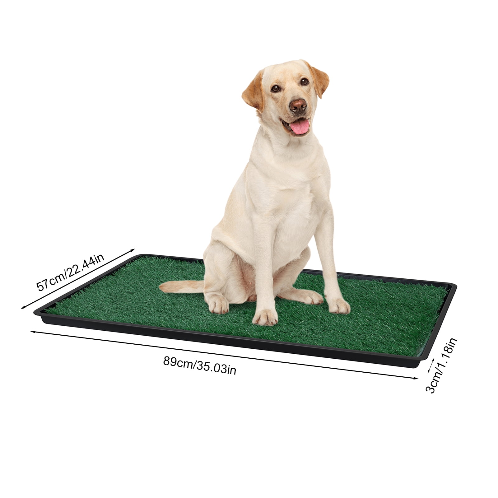 Moxufan Dog Grass Pad with Tray,Dogs Potty Artificial Grass Potty,Rapid ...