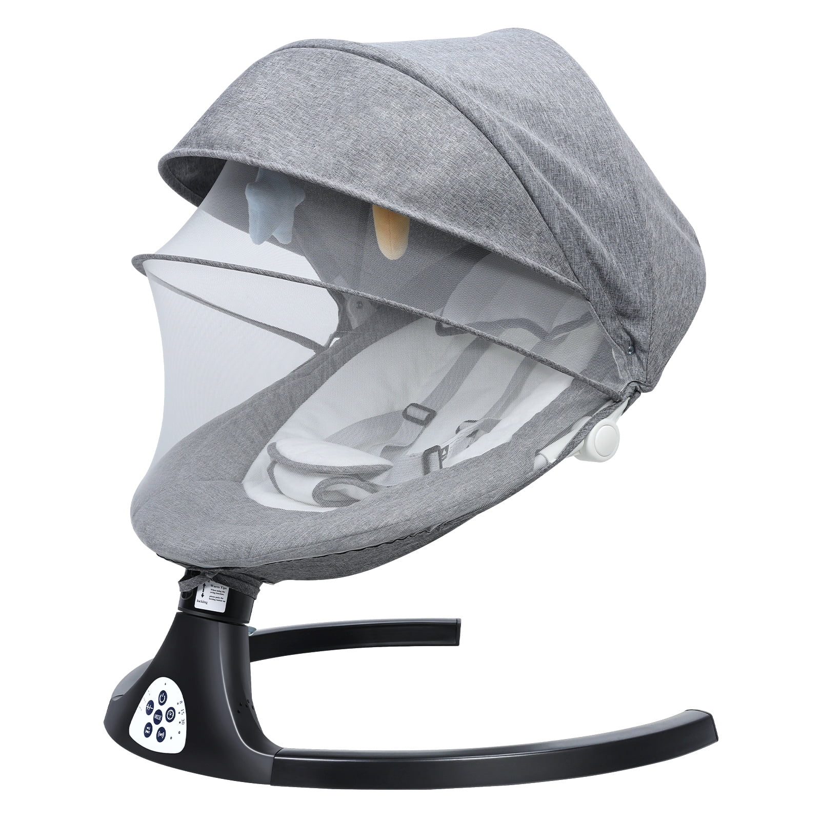 Moxufan Electric Baby Swing with Intelligent Induction System and ...