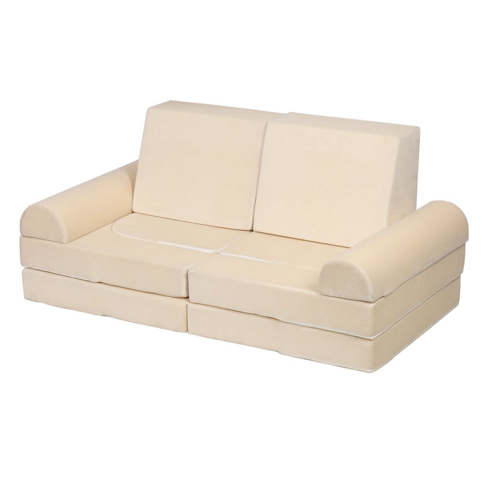 Moxufan Ultimate Modular Kids Play Couch,Toddler Play Sofa,Sponge ...