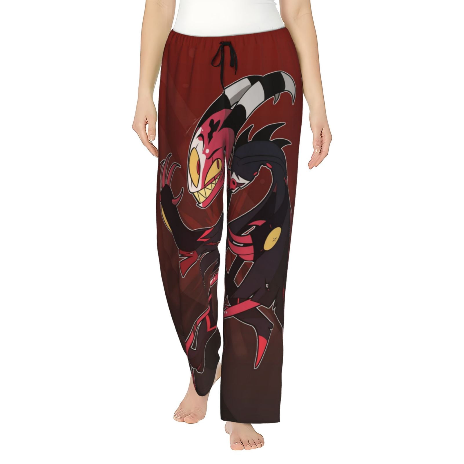 Moxxie Helluva Boss Women's Pajama Pants With Pockets Lounge Daily ...