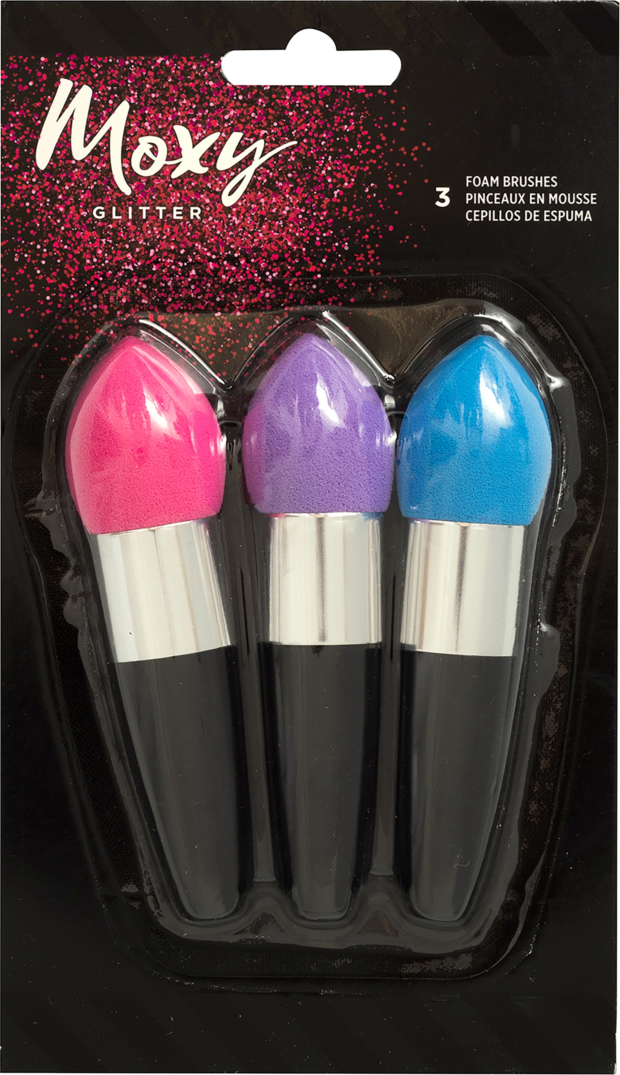 Moxy Foam Brushes 3/Pkg- - Walmart.com