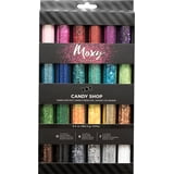 Moxy Tinsel & Extra Fine Glitter 24/Pkg-Candy Shop - Walmart.com