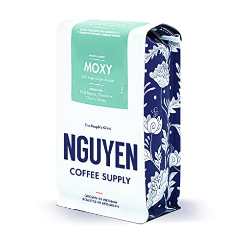 Moxy Whole Arabica Coffee Bean 12oz, Vietnamese Fair Trade Organic ...