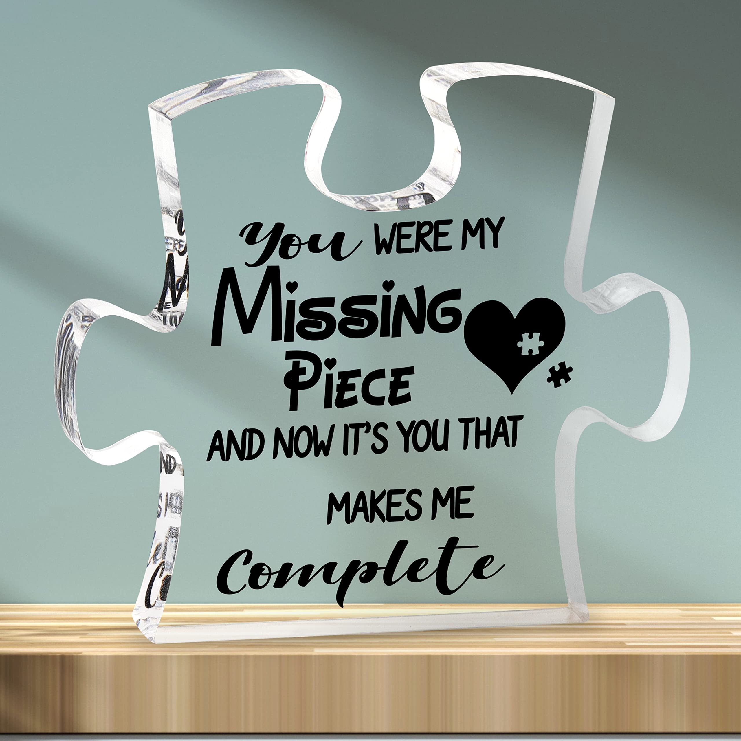 Moyel Anniversary Plaque Gifts, Acrylic Romantic Gifts for Couples, Him ...