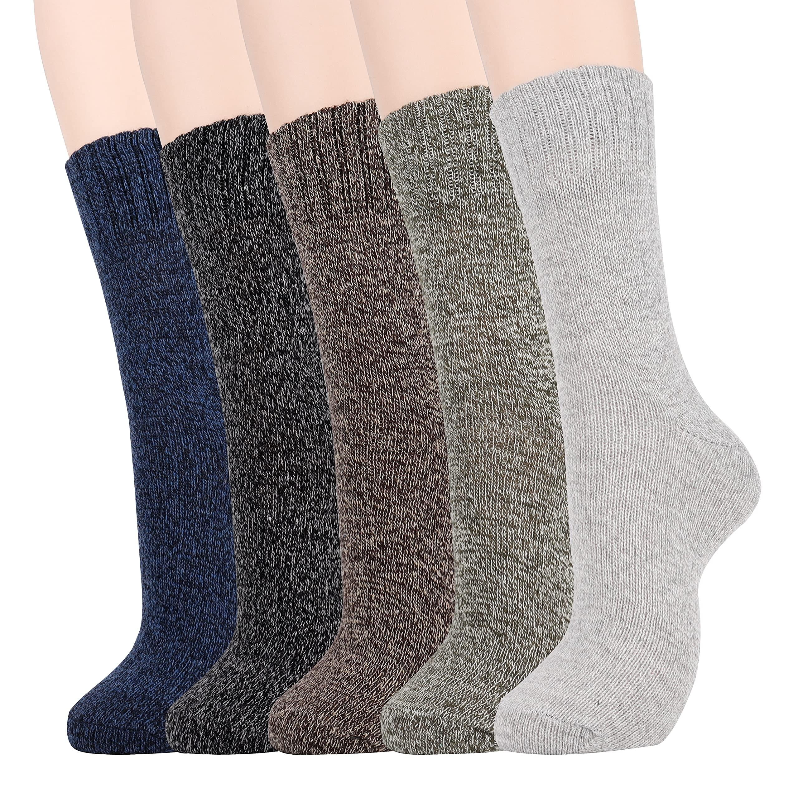Moyel Wool Socks For Women Warm Socks Women’s Winter Socks Womens Cozy ...