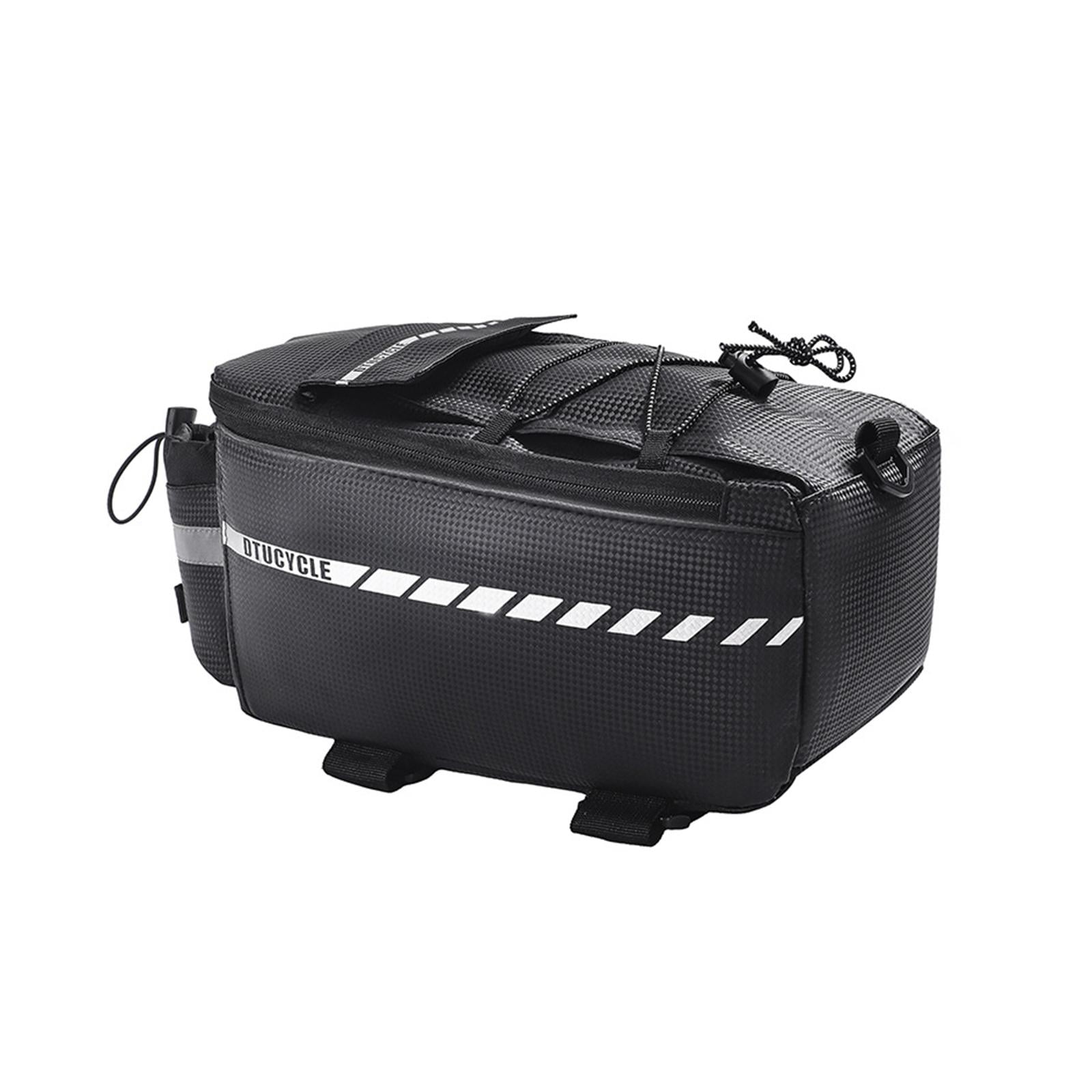 Moyitang Bike Rear Rack Bag Insulated Bike Rear Saddle Bag for Travel ...