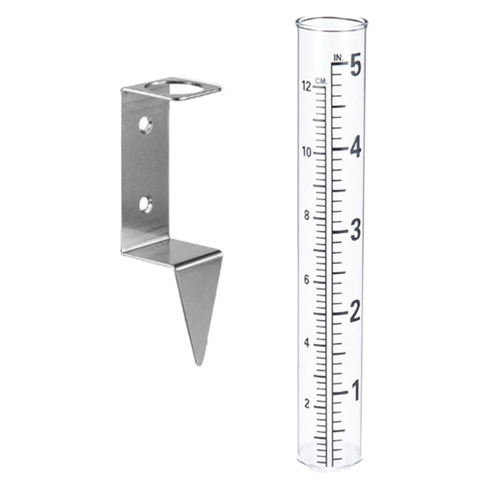 Moyitang Outdoor Rain Gauge Easy to Read Removable 5inch Capacity ...