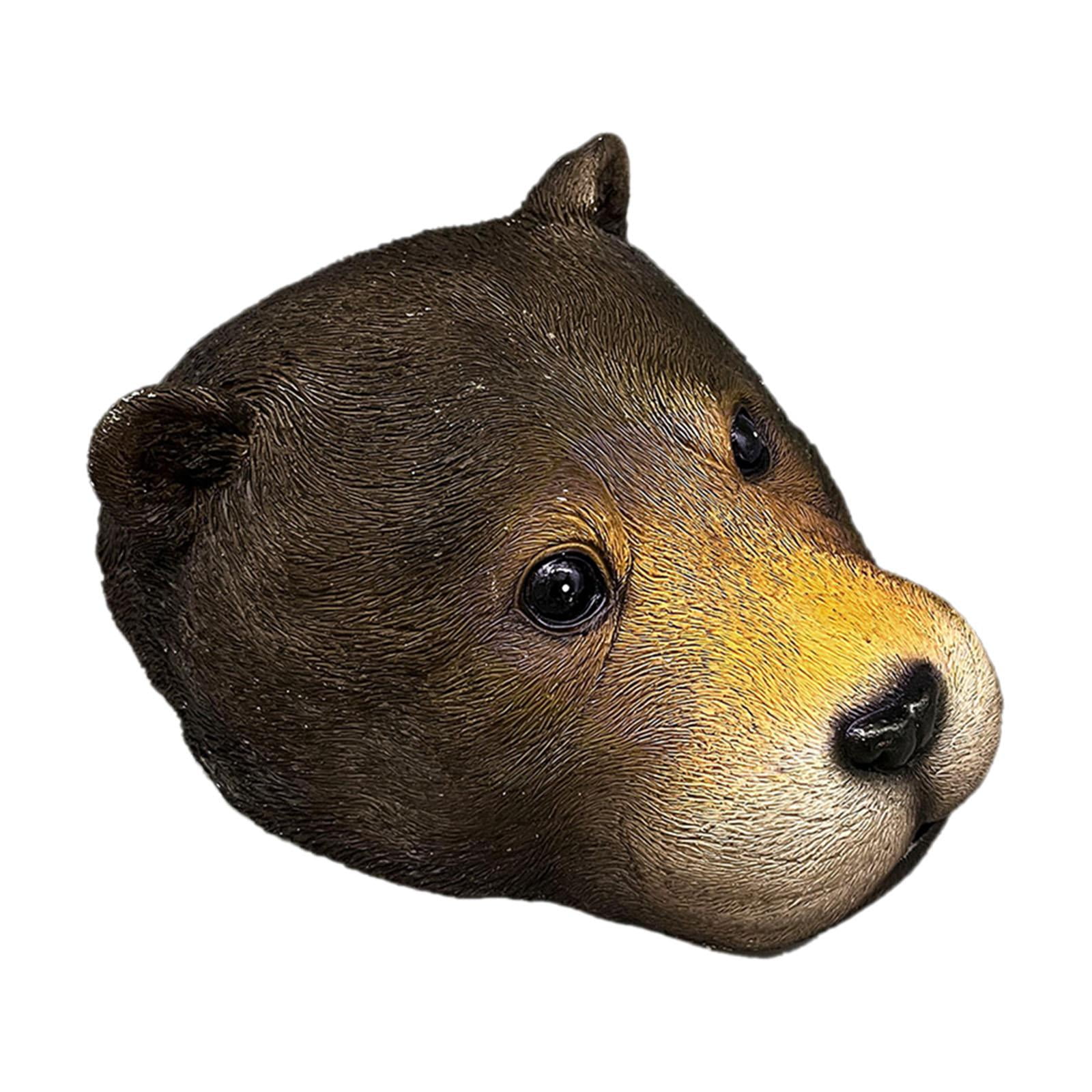 Moyitang Pond Otter Head Decor Animal Sculpture Float Otter Head ...