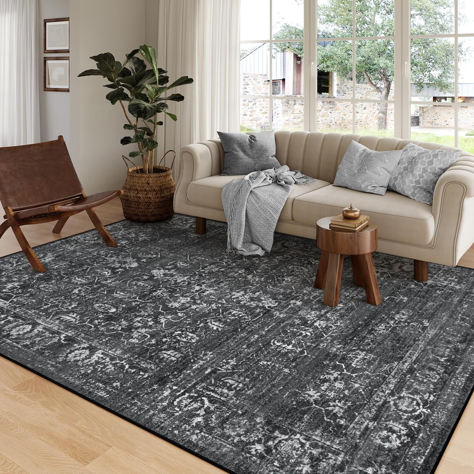 Moynesa Washable Area Rugs,9x12 Rugs for Bedroom Soft Rugs for Bedroom ...