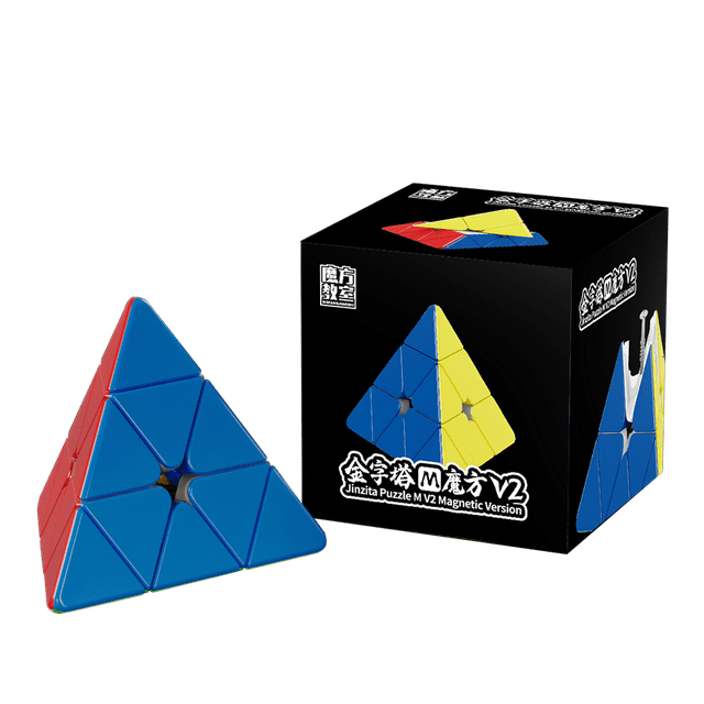 Moyu Meilong V2 Pyraminx Magnetic Stickerless Magic Cube Speed Puzzle ...