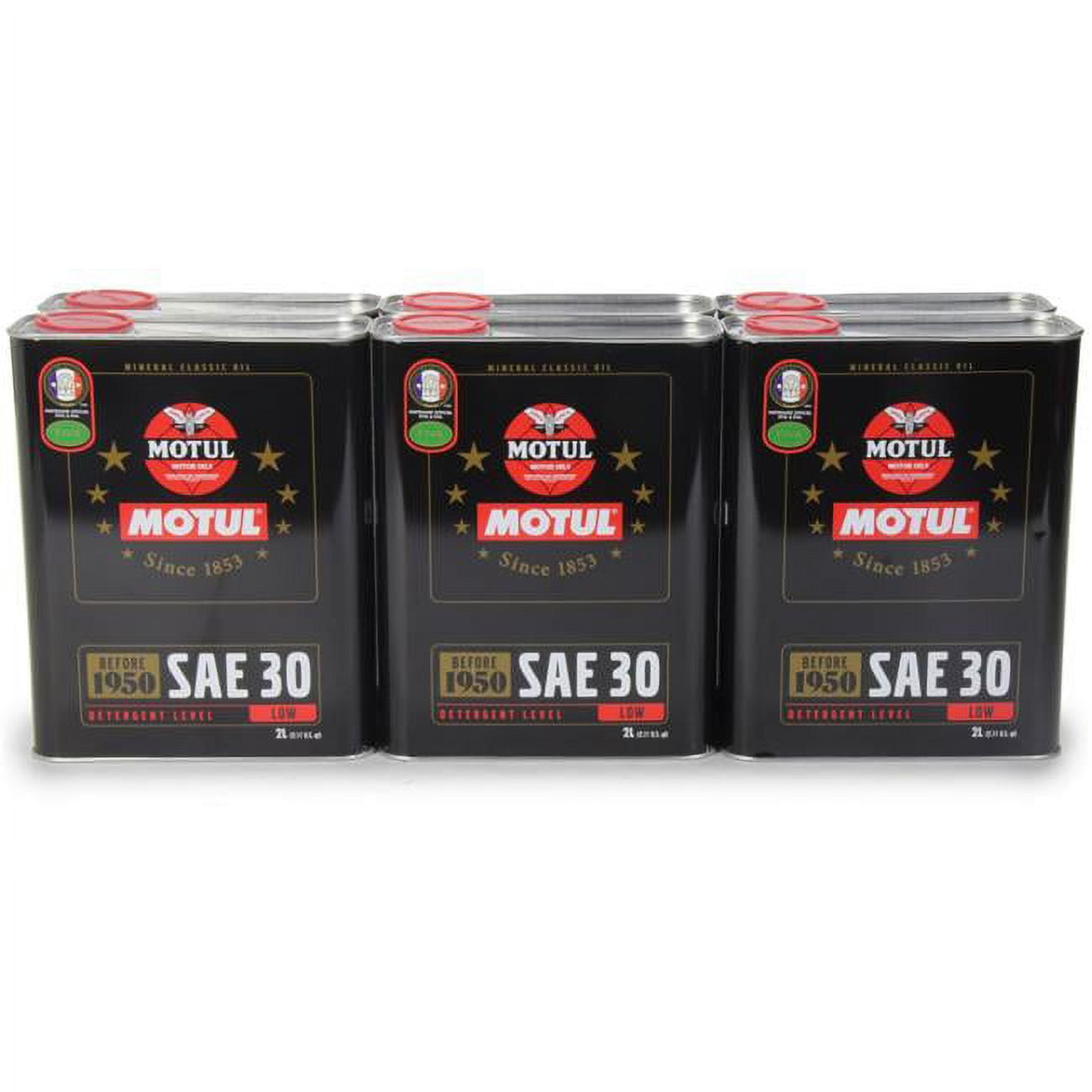 Moyul USA MTL104509-6 2 Litre Can 30W Classic Conventional Motor Oil ...