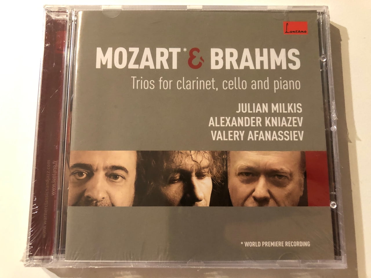 Mozart & Brahms: Trios for clarinet, cello and piano - Julian Milkis, Alexander Kniazev, Valery ...